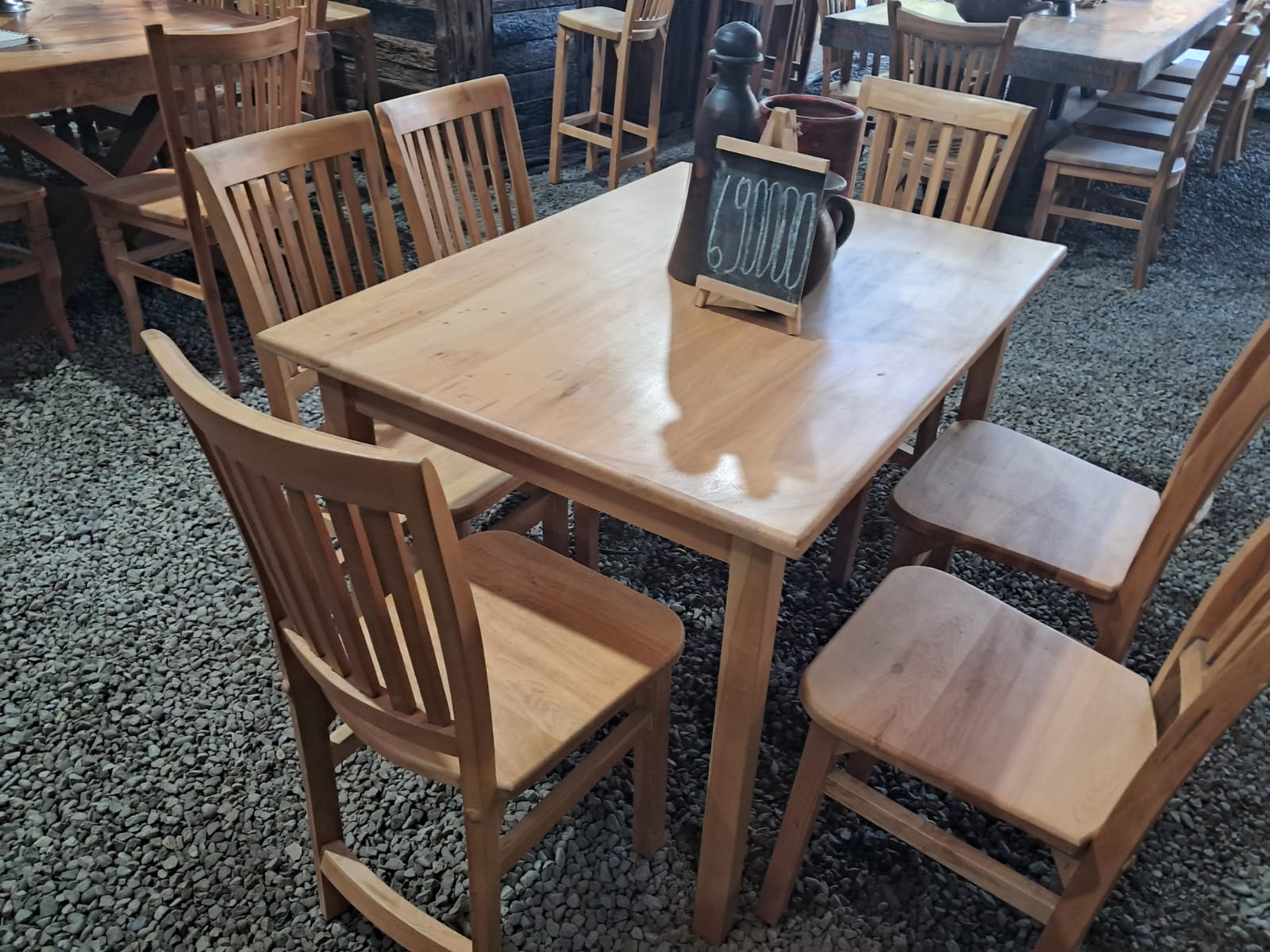 Comedor familiar de roble moderno y ¡elegante! – Muebles rústicos y ...